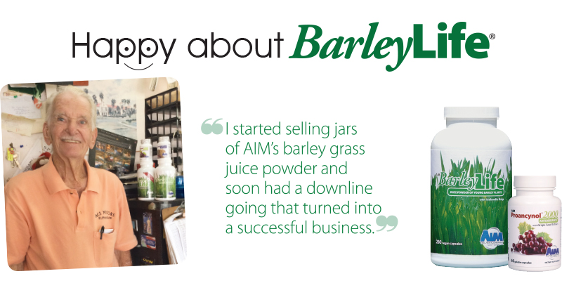 Happy about AIM BarleyLife – The AIM Companies